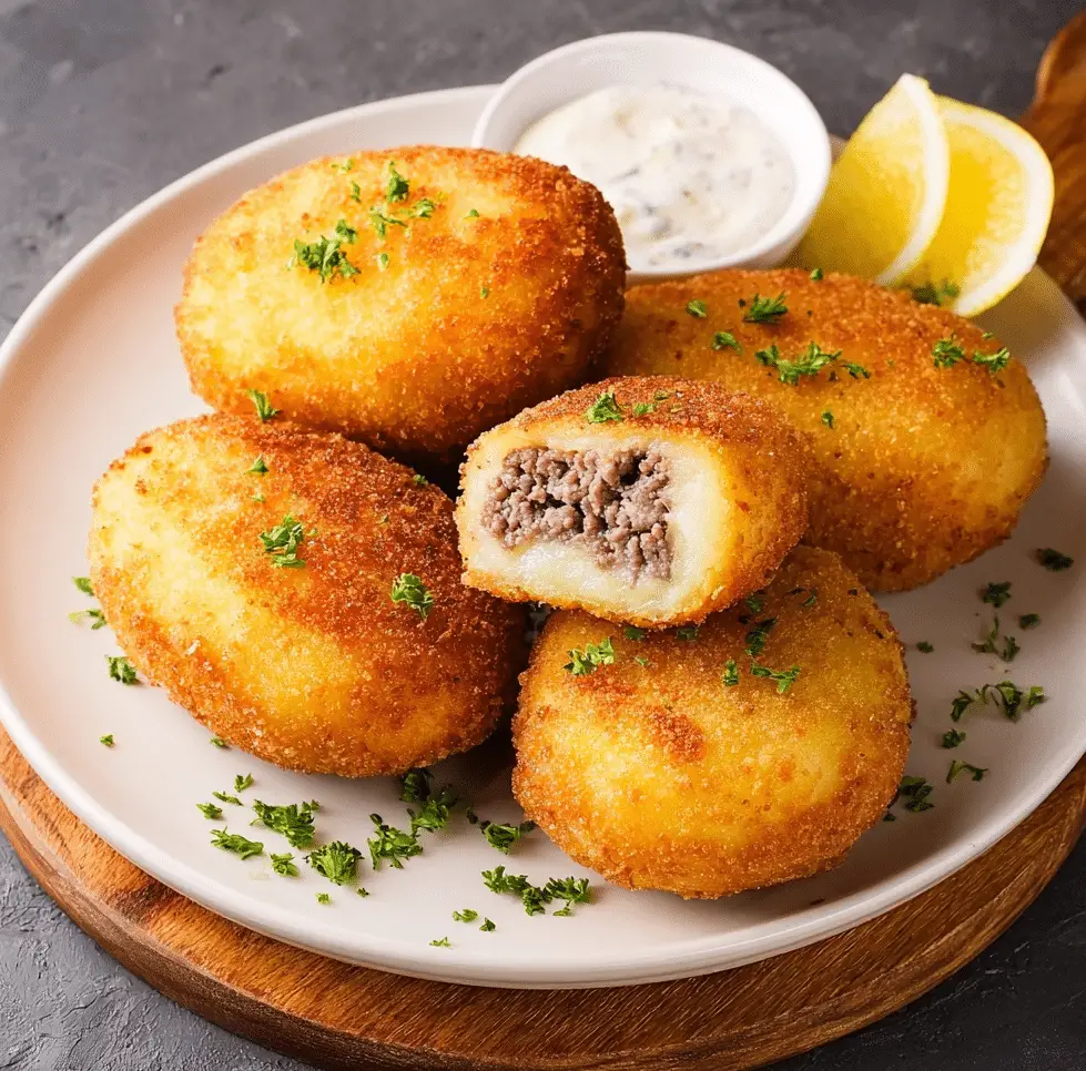Beef Potato Croquettes
