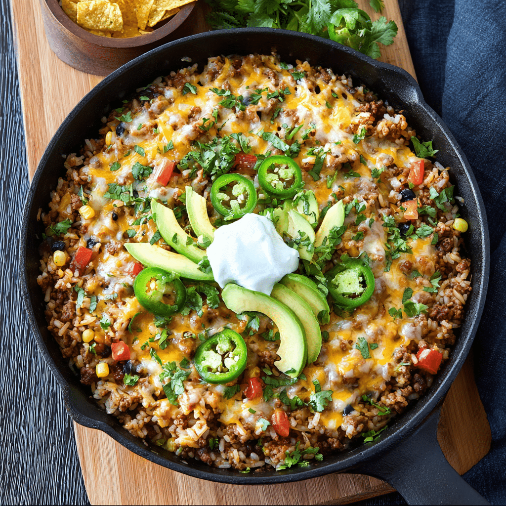 Taco Rice Skillet
