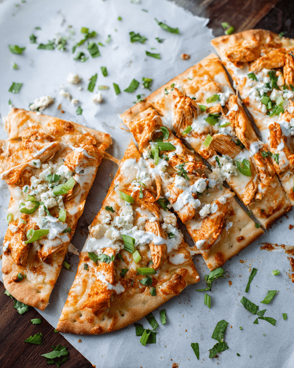 Buffalo Chicken Flatbread