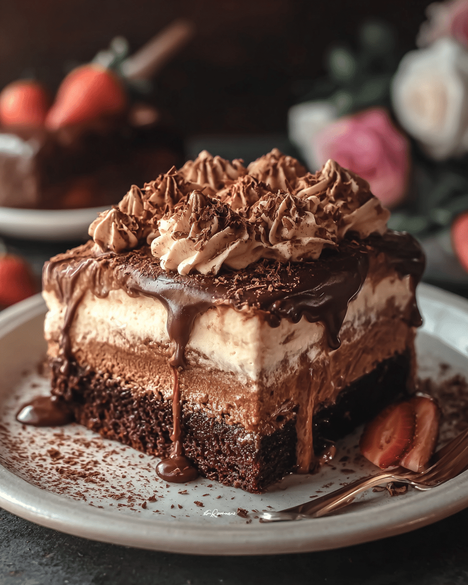 Mexican Chocolate Milk Cake