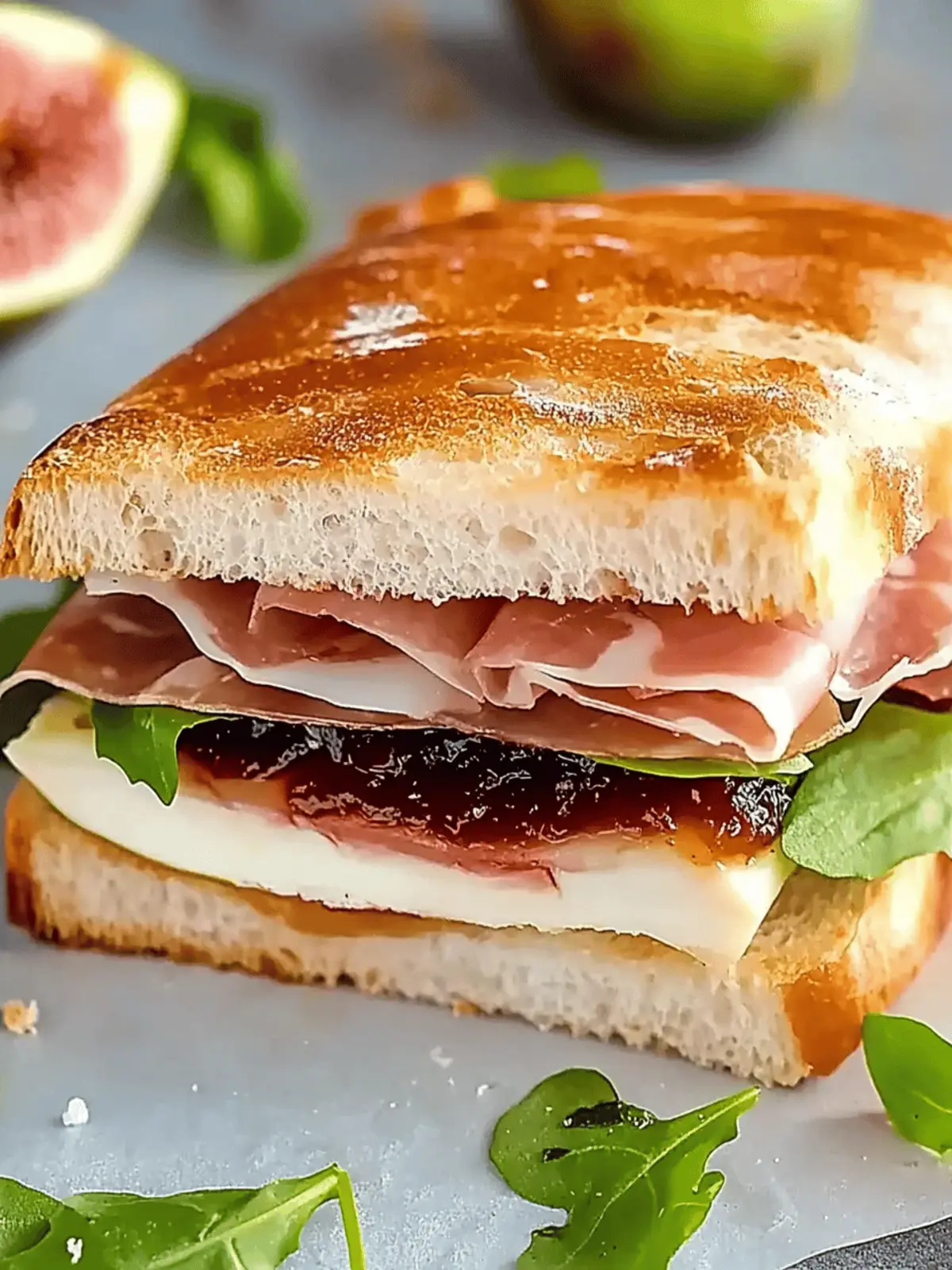 Irresistible Prosciutto Fig Jam Sandwich – A Delicious Delight