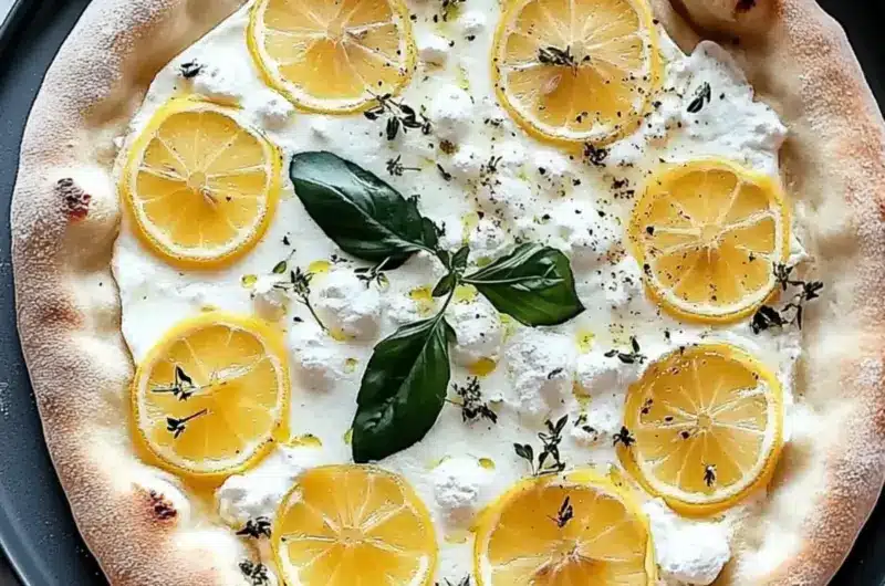 Irresistible Lemon Pizza That'll Brighten Your Weeknight Dinner