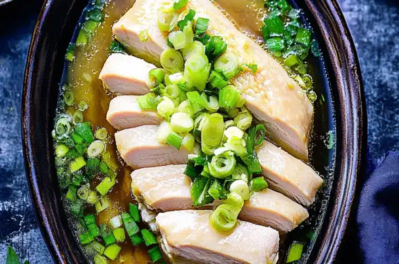 Irresistible Ginger Scallion Poached Chicken for Home Chefs