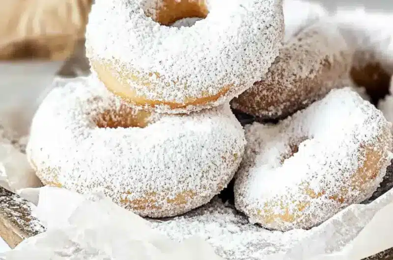 Delicious Snowball Donuts for an Easy 8-Minute Treat