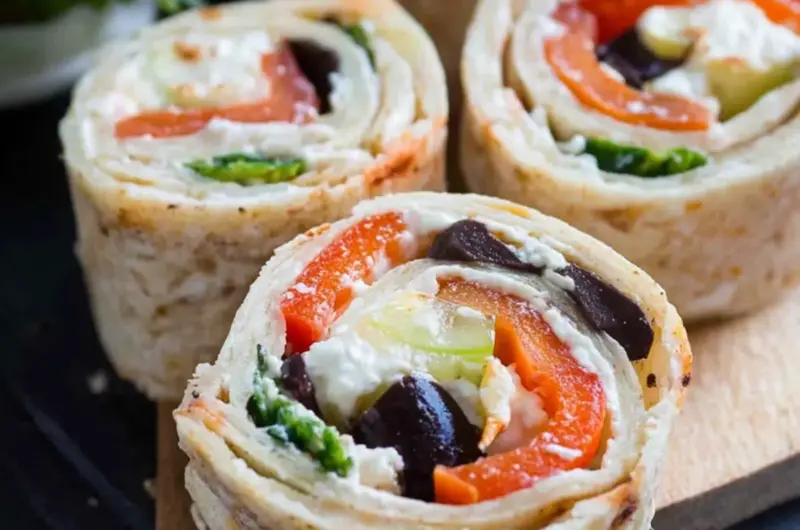 Delicious Greek Tortilla Pinwheels for Easy Entertaining