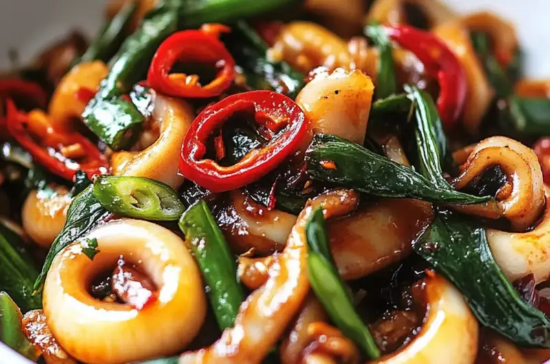 Delicious Three Cup Squid Stir Fry You’ll Love in Minutes