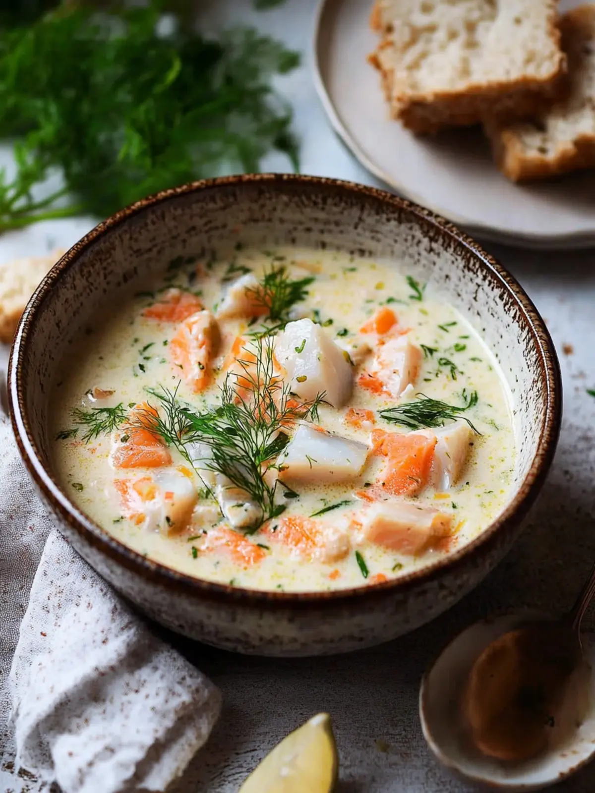 Creamy Norwegian Fish Soup: A Delicious Seafood Delight