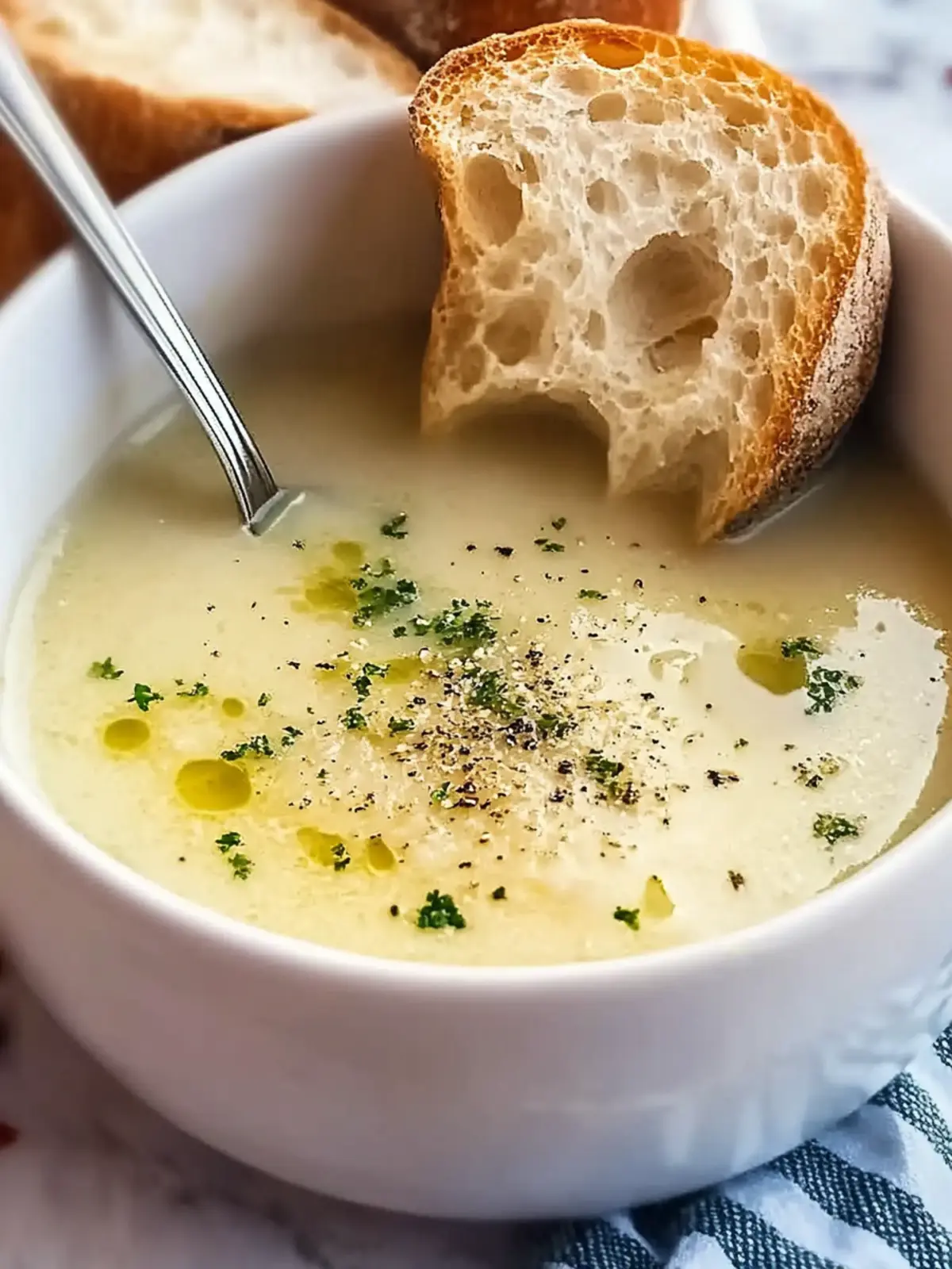 Ultimate Country French Style Garlic Soup: Deliciously Comforting