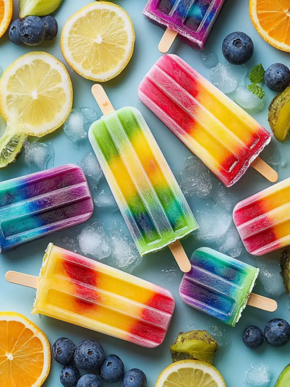 Irresistible Rainbow Popsicles for a Delicious Summer Treat