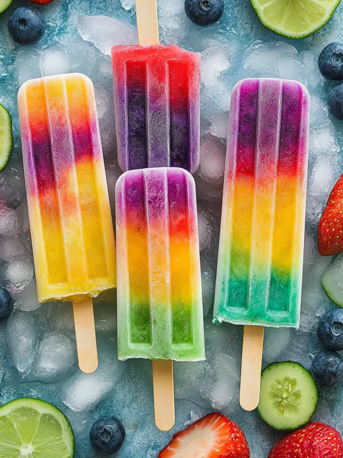 Irresistible Rainbow Popsicles for a Delicious Summer Treat