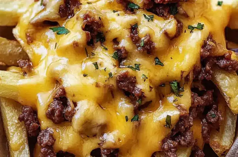 Ultimate Cheese Fries with Beef for a Totally Irresistible Snack