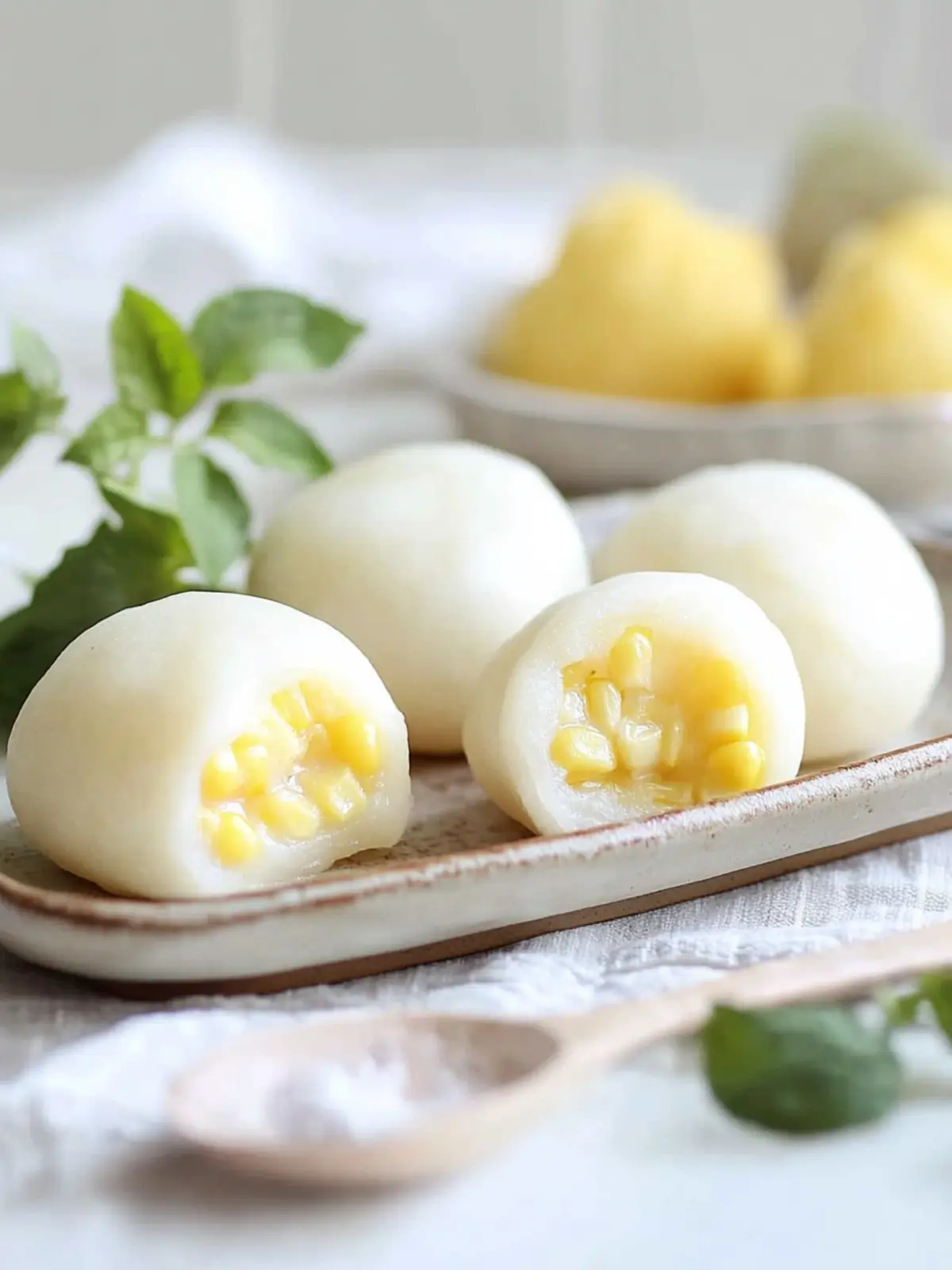 Irresistible Sweet Corn Mochi: Quick 5-Minute Treat!