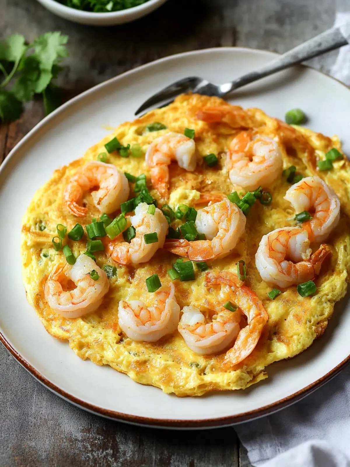Delicious Chinese Shrimp Omelette: Easy Recipe in 10 Minutes