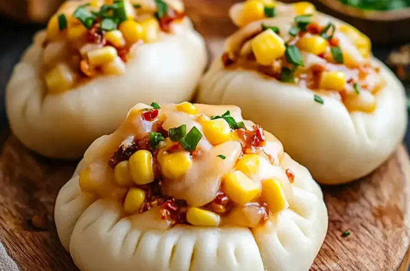 Irresistible Corn Cheese Bao Buns for a Delicious Treat