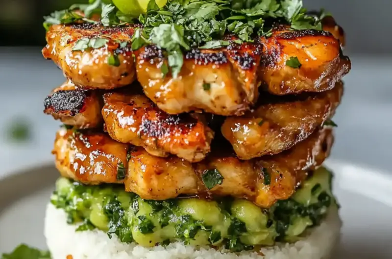 Delicious Honey Lime Chicken Stack for Flavor Lovers